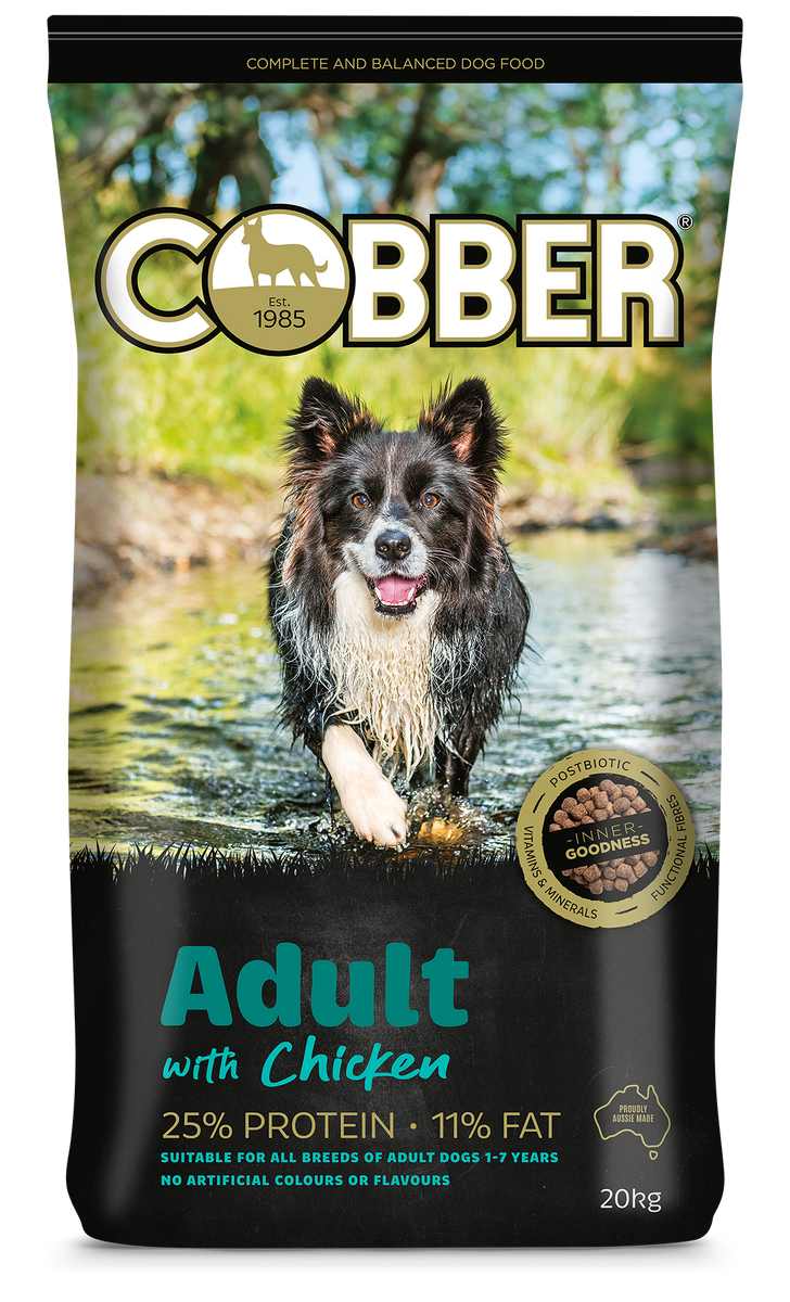 Cobber Adult Active chicken Green 20kg – Purkiss Rural